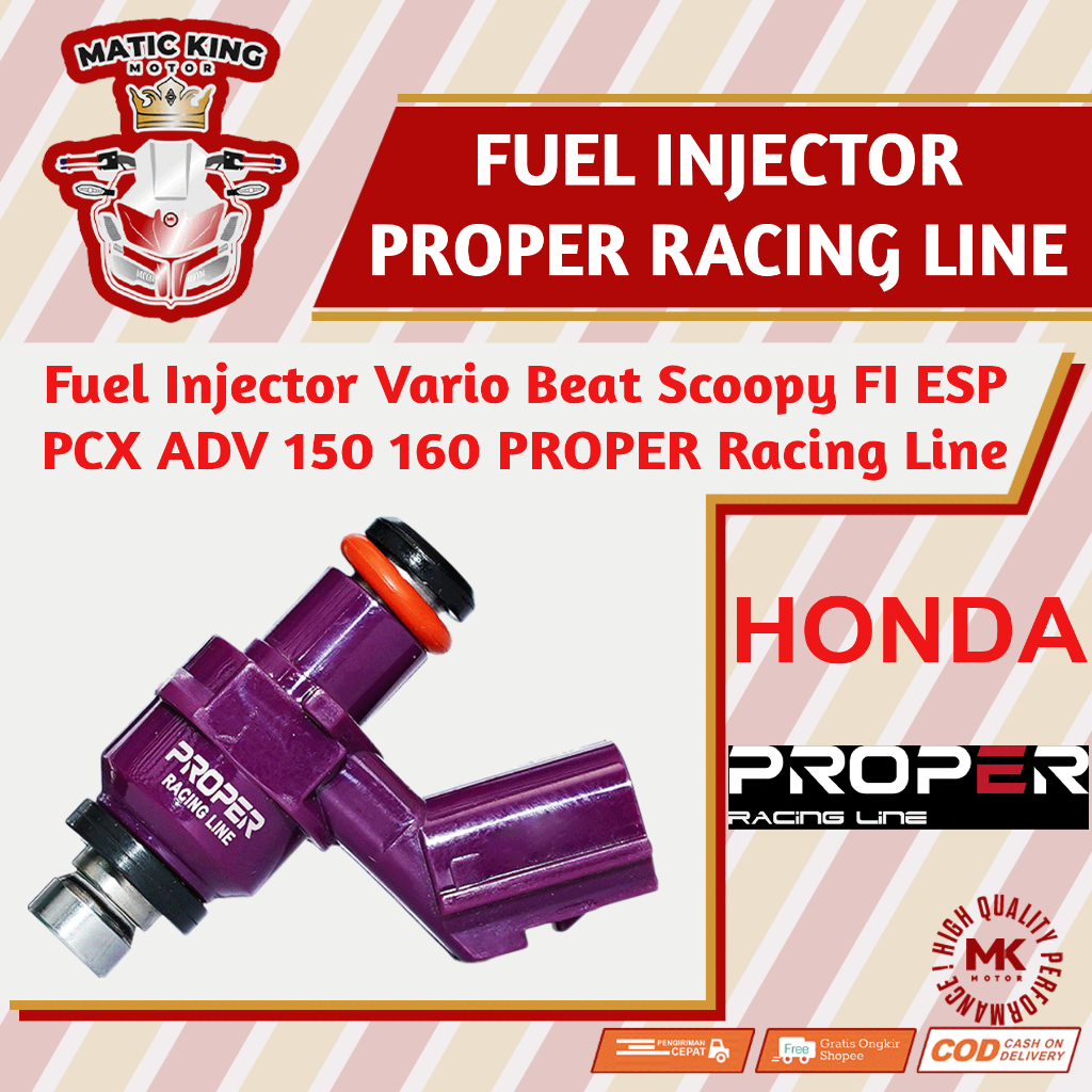 Jual Injektor Injector Honda Vario Beat Scoopy PCX Genio Sonic 160 ...
