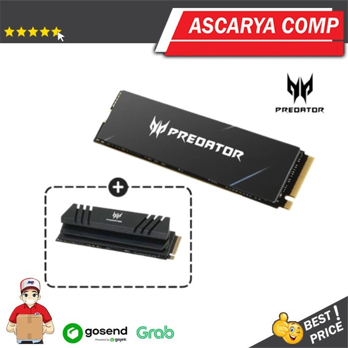 Jual Acer Predator SSD GM7000 512GB M.2 NVMe PCIe 2280 Gen4x4 with ...