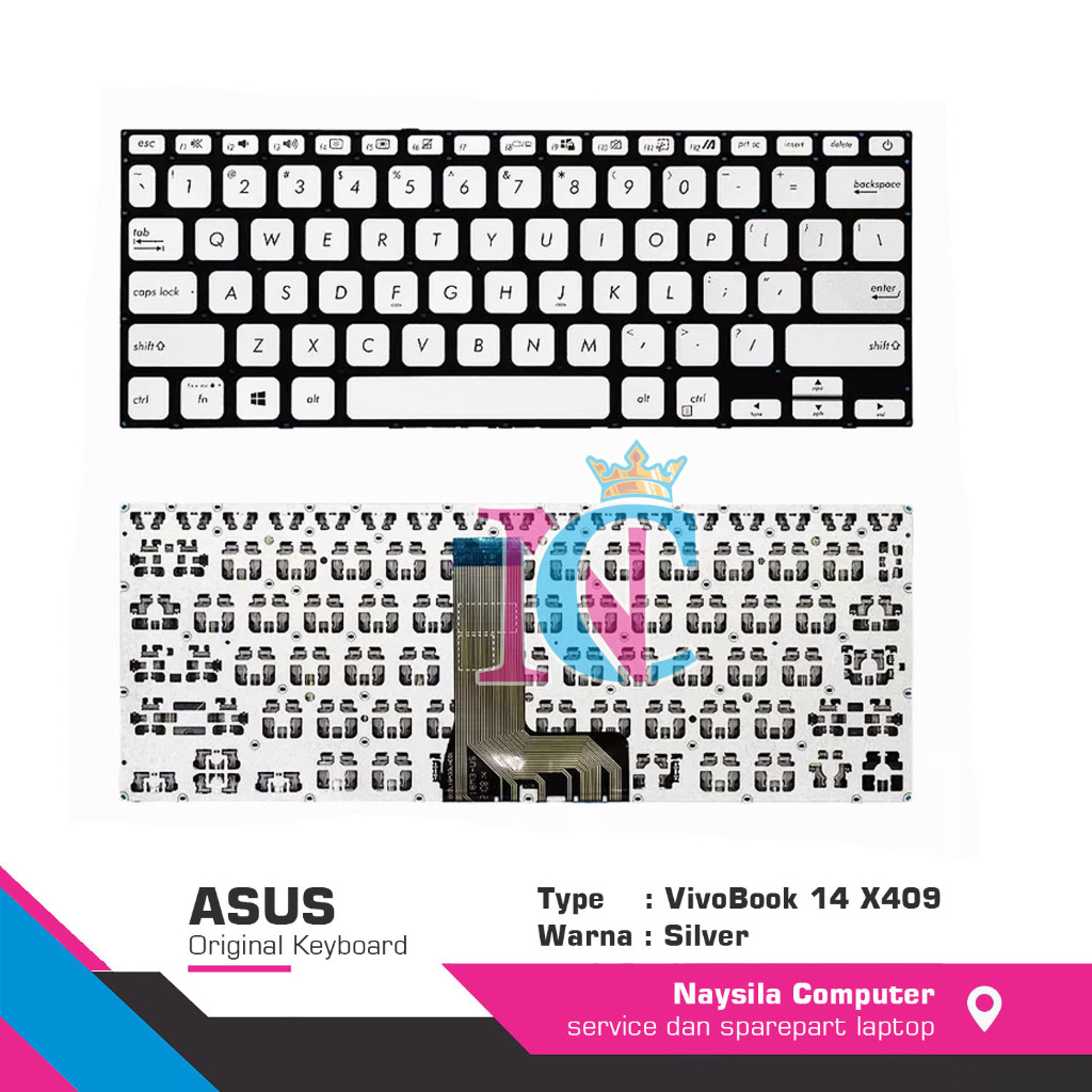 Jual Keyboard ASUS VivoBook 14 M409 M409D X415 A409 A409FL A409JB ...