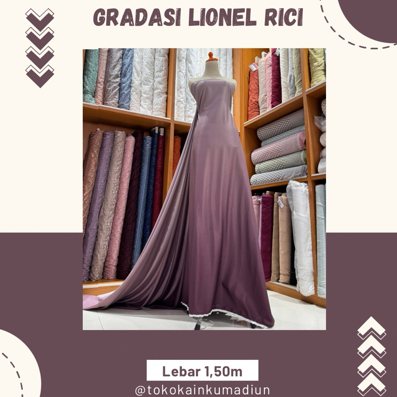 Jual KAIN GRADASI/BAHAN DRESS GRADASI/LIONEL RICHI GRADASI /LEBAR 1 ...