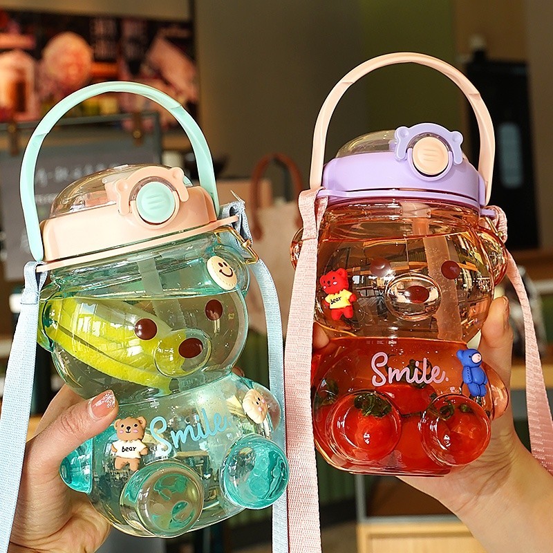 Jual TERMURAH Botol Minum Botol Minum Gemoy 1.4L Karakter Beruang Lucu ...