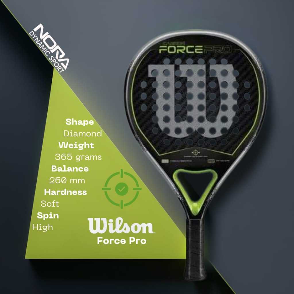 Jual Wilson Force Pro Raket Padel Rackets NORA DYNAMIC STORE | Shopee ...