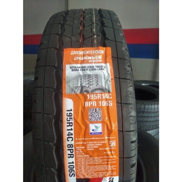 Jual Bridgestone Duravis 195 R14 8PR Ban Mobil Muatan Traga | Shopee ...