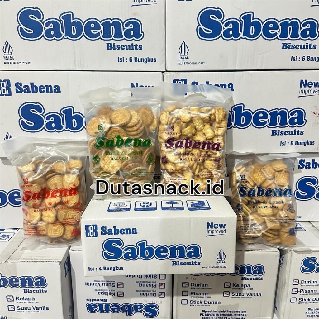 Jual SABENA BISKUIT NEW isi 4 kantong 4 rasa biscuits MIX total 1 ...