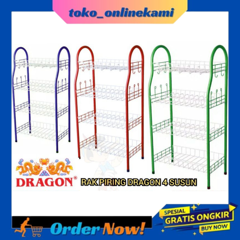 Jual RAK PIRING DRAGON SUSUN 4 / RAK PIRING DRAGON/ RAK PIRING SUSUN 4 ...