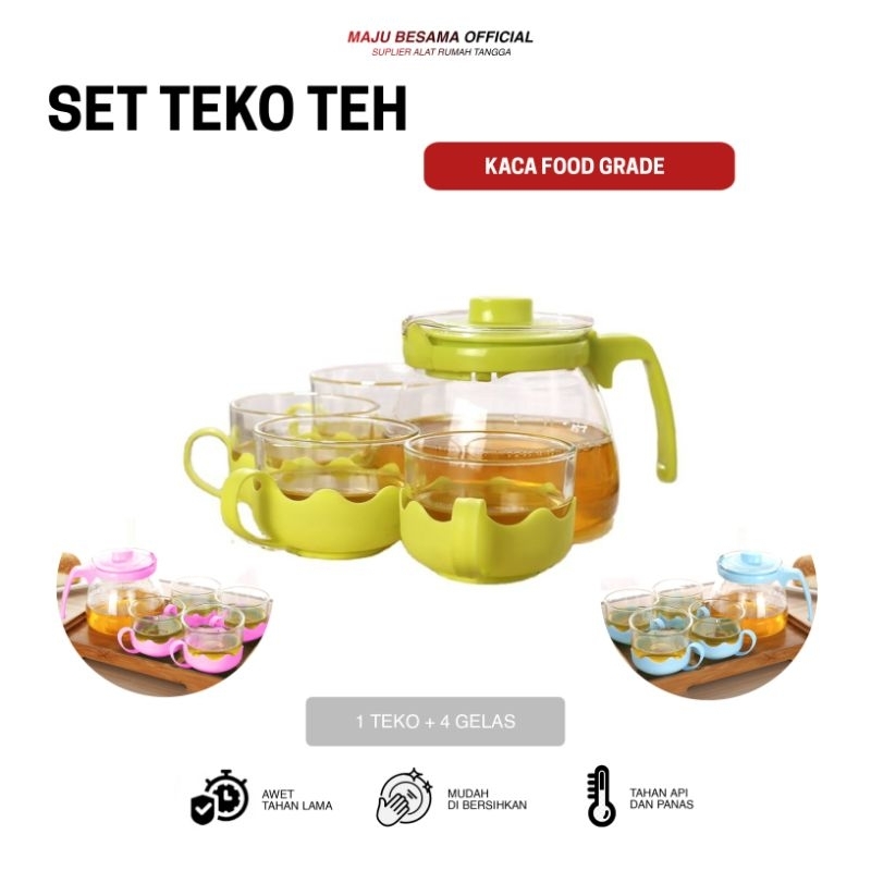 Jual TEAPOT SET 5 IN 1 - Set Teko & Gelas untuk Teh dan Kopi ... Jual TEAPOT SET 5 IN 1 - Set Teko & Gelas untuk Teh dan Kopi ...