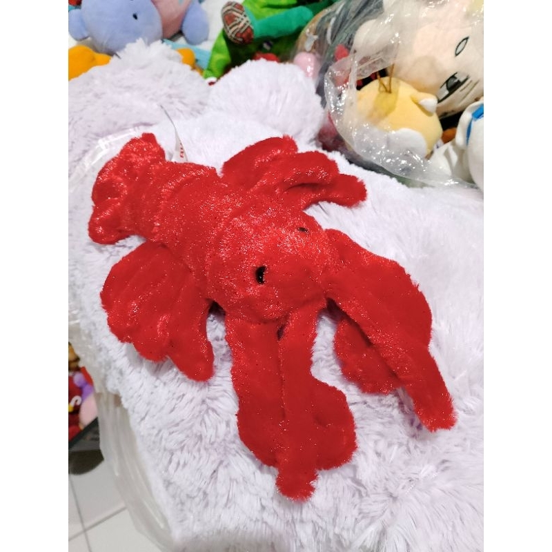 Jual Boneka Palm Pals Aurora Lobster Merah No Tag PalmPals Rare Item ...