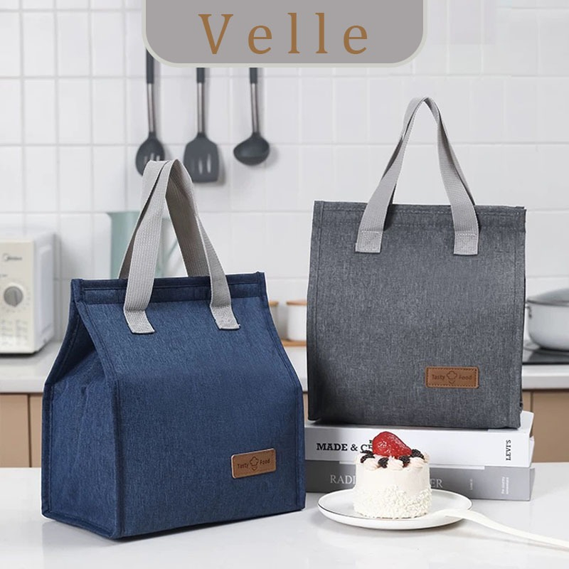 Jual VELLE Tas Bekal Makanan / Tas Bekal Alumunium Foil / Lunch Bag ...