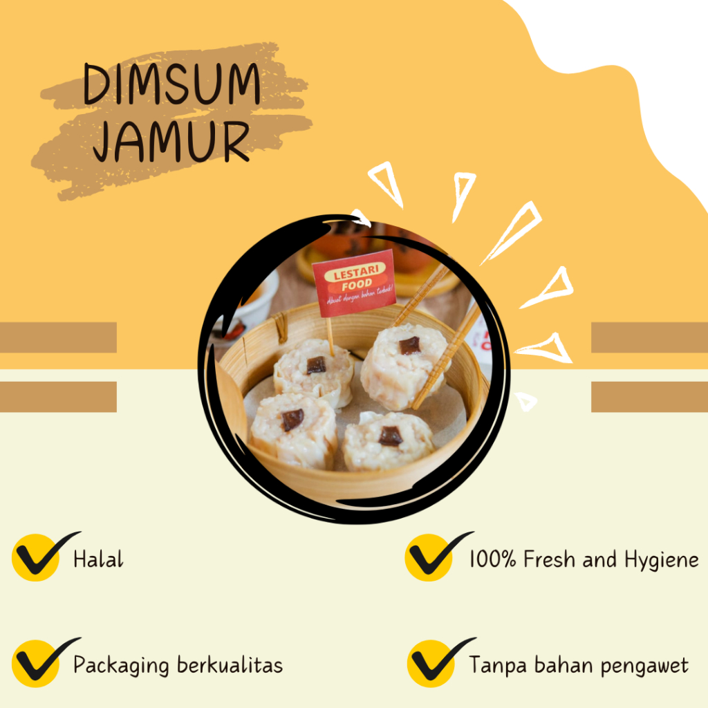 Jual Dimsum Jamur Isi 10 Halal Packing Vacuum | Shopee Indonesia