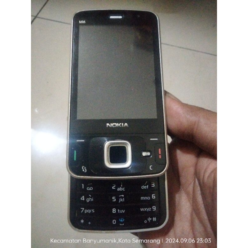 Jual Nokia N96 Slide Black Full Original Bahan Normal Mulus Jadul ...