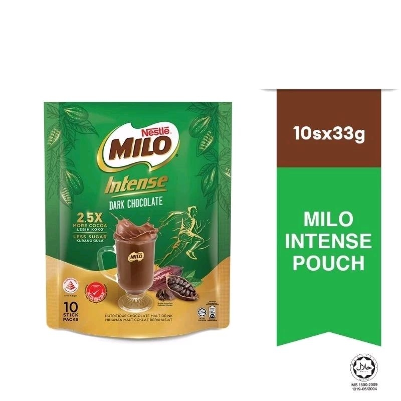Jual Milo Intense Dark Chocolate Less Sugar Kurang Gula | Shopee Indonesia