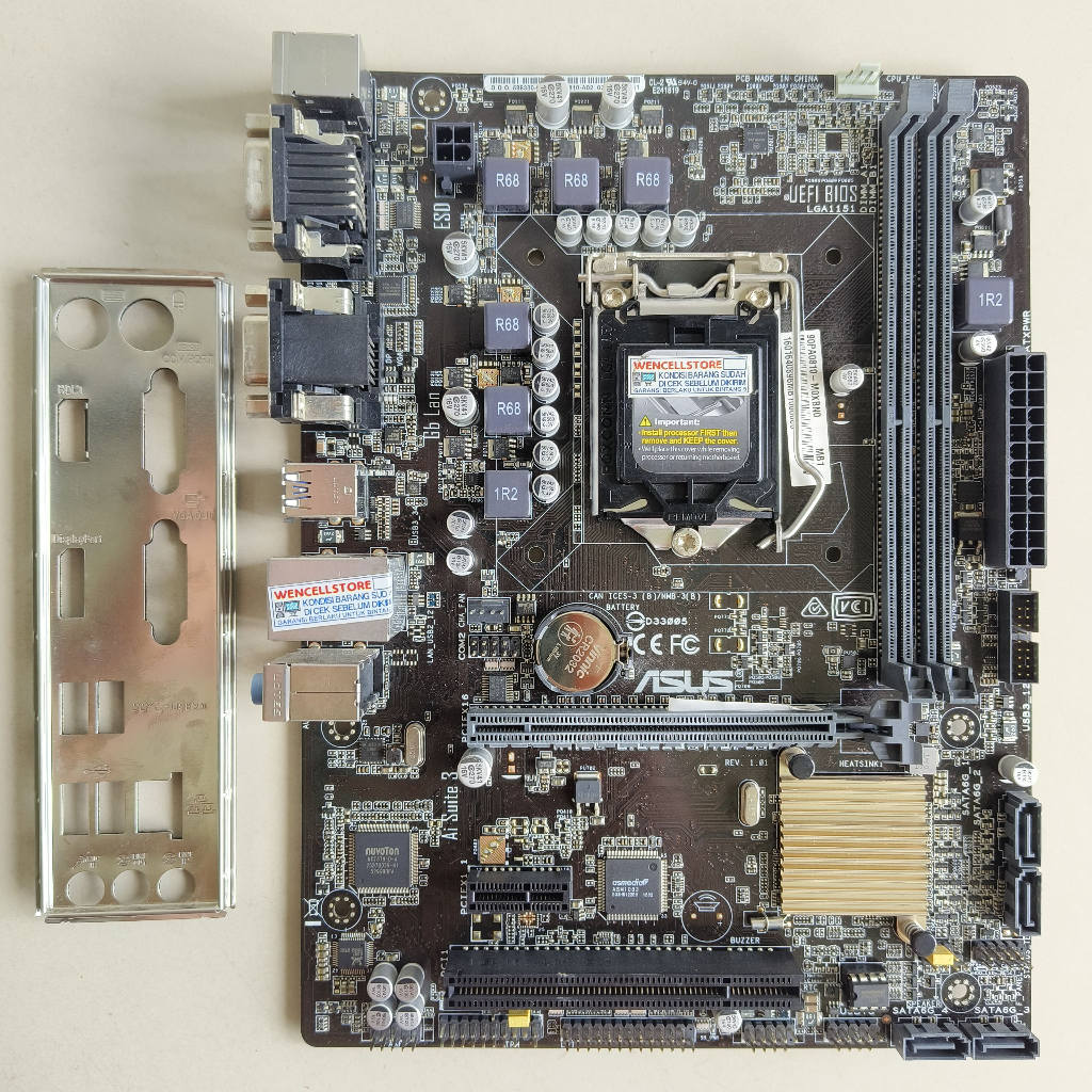 Jual MOTHERBOARD ASUS H110M-C LGA 1155 DDR4 GEN6 | Shopee Indonesia
