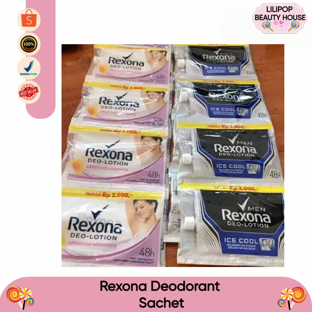Jual Rexona dan POSH Deodorant Sachet | Shopee Indonesia