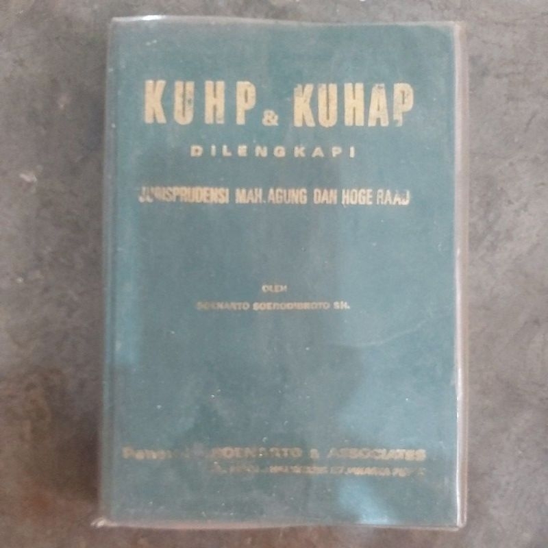 Jual KUHP & KUHAP oleh Soenarto Soerodibroto SH. | Shopee Indonesia