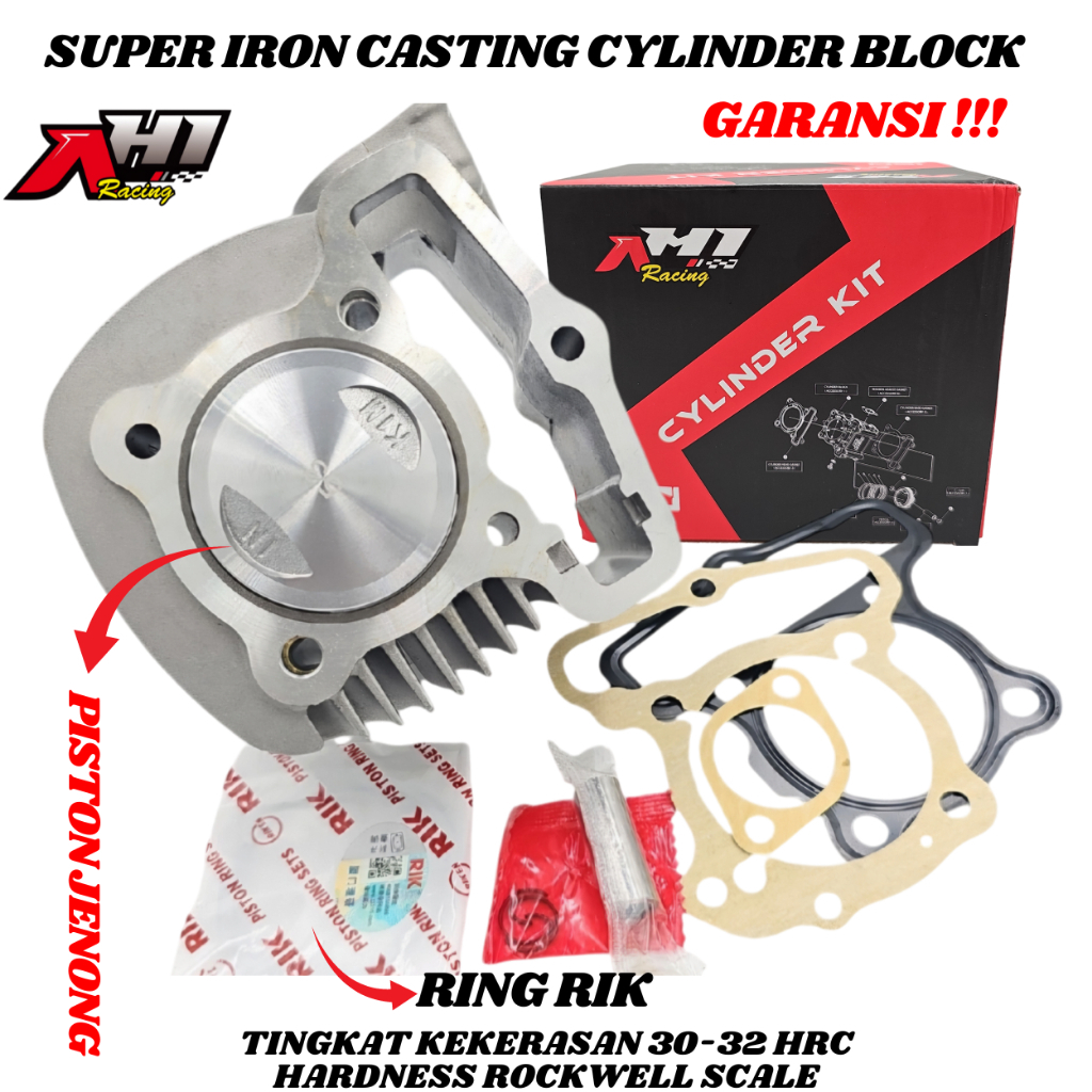 Jual BLOCK BLOK BORING SEHER GENIO NEW BEAT LED DELUXE NEW SCOOPY 2021 UP BORE UP 53 MM ...