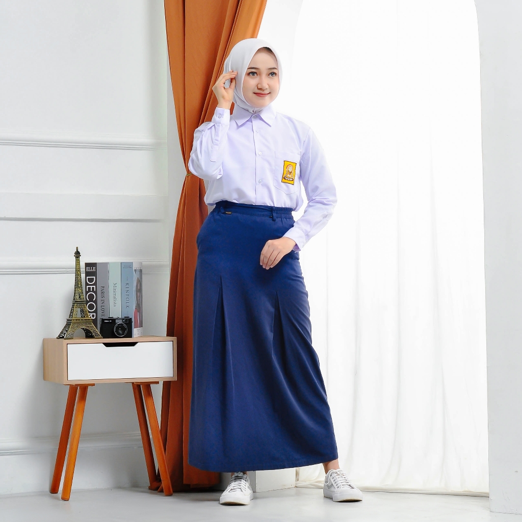 Jual Baju smp Kemeja smp Seragam smp Atasan smp osis putih lengan ...