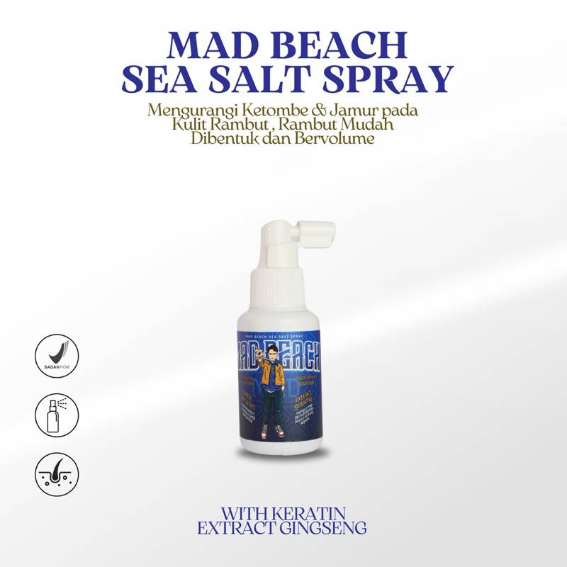 Jual MAD BEACH sea salt spray 60 ml | Shopee Indonesia