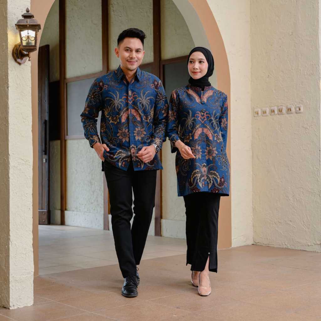 Jual Baju Batik Tunik Bahan Katun Halus Batik Couple Batik Full Lapisan ...