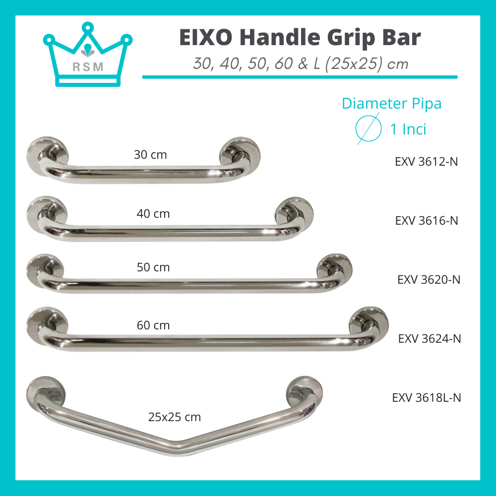 Jual Hand Grip EIXO Vitara Handle Grab Bar Pegangan Kamar Mandi Toilet ...