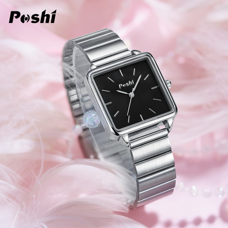 Jual Poshi Jam Tangan Wanita Anti Air Original Korean casual Tali ...