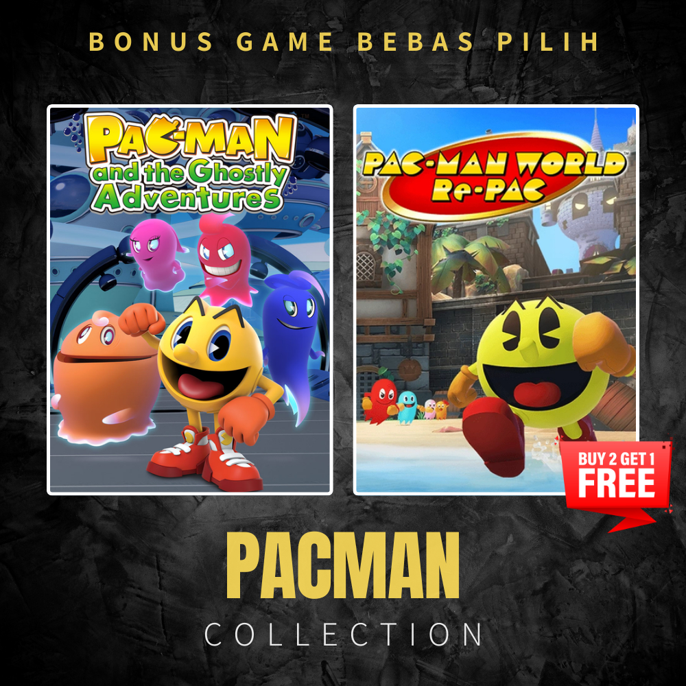 Jual PAC-MAN COLLECTION SERIES | GAME PC | BELI 2 GRATIS 1 | Shopee Indonesia