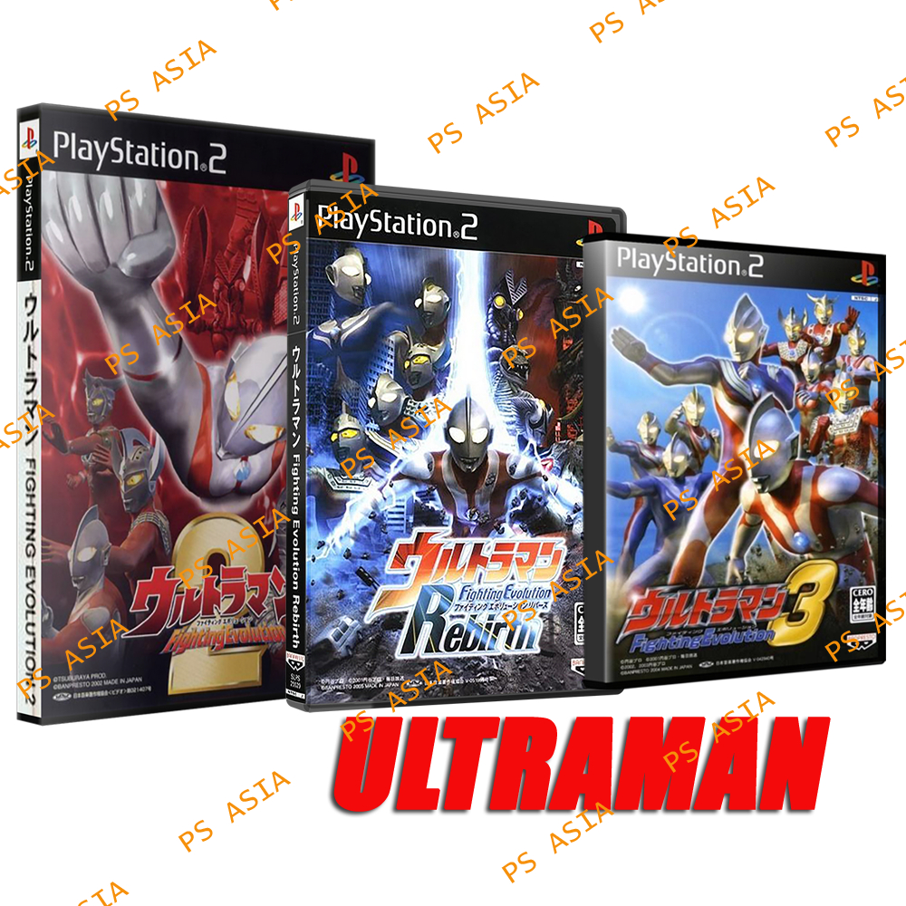 Jual Kaset PS 2 Ultraman Lengkap - Ultraman Nexus - Ultraman Fighting ...
