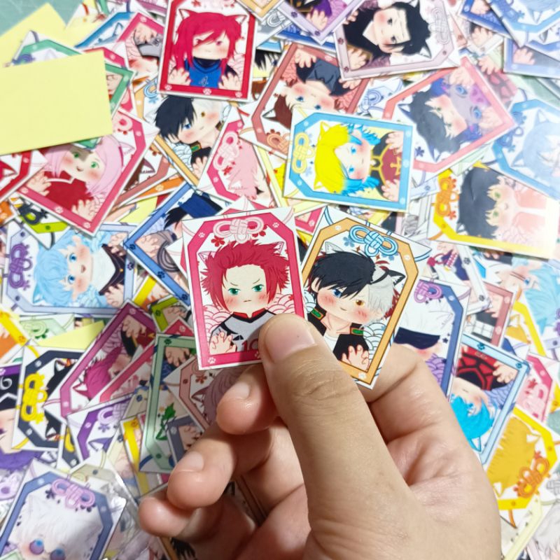 Jual (Isi 50 buah) Sticker Seal Mini Freebies Anime RANDOM by Kawaiyu ...