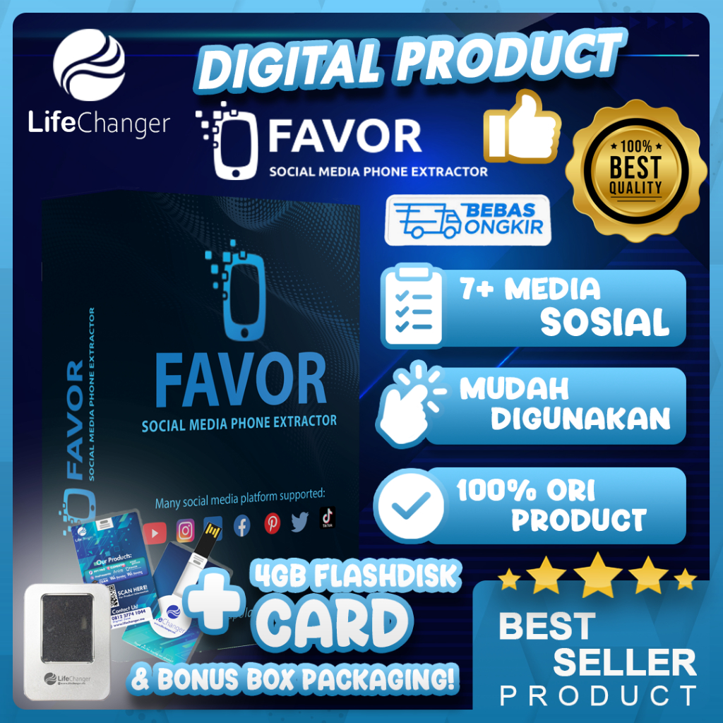 Jual FAVOR APP PRO ORIGINAL PREMIUM CARI & KELOLA KLIEN TERTARGET 100% ...