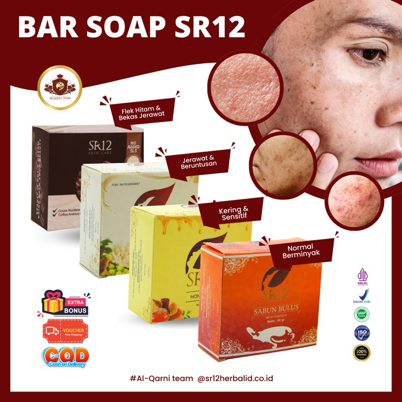 Jual SABUN BATANG SR12 | BAR SOAP | GLOWING I MENCERAHKAN KULIT I ...