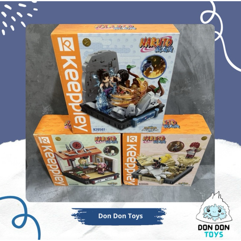 Jual Mainan Keeppley Naruto Shippuden Habitat Brick Bricks Set Keppley ...