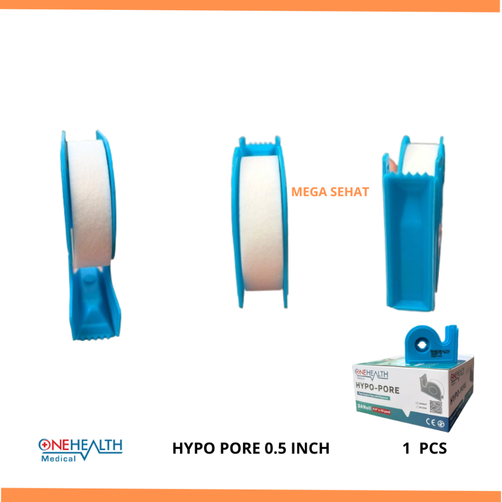 Jual Plester Luka 0.5 Inchi Onehealth Hypo Pore Perban Anti Air Luka ...