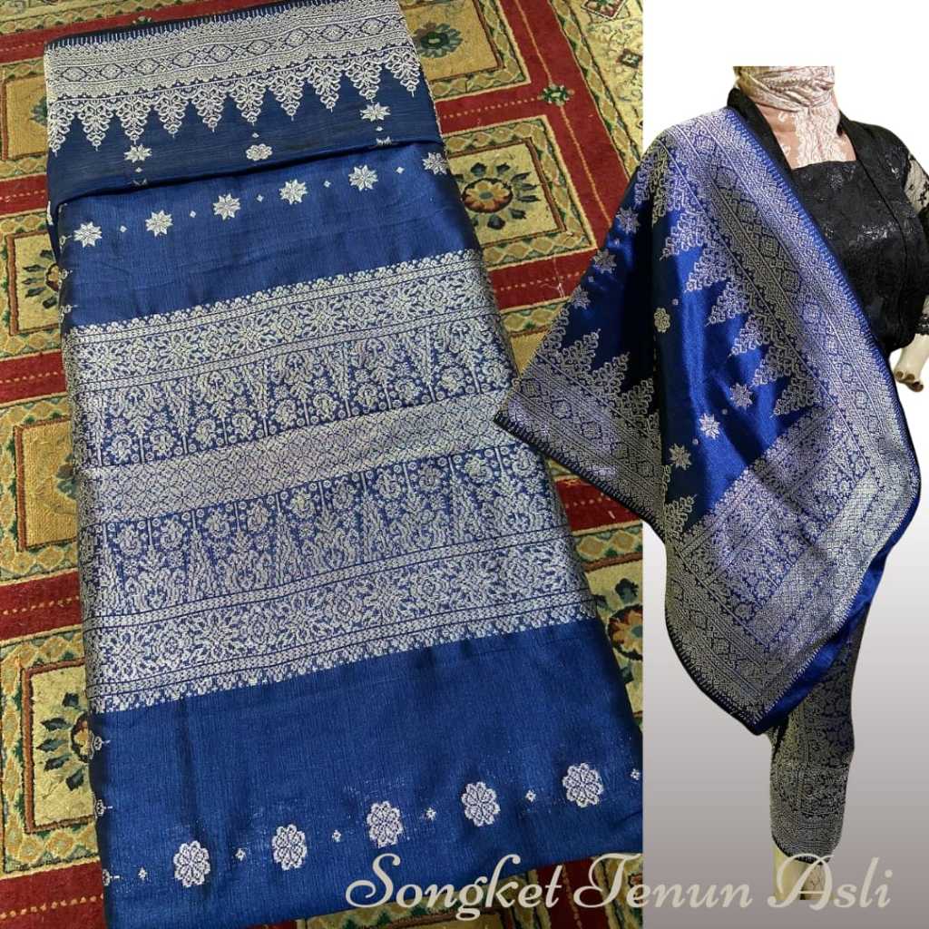 Jual Nyayu Songket - Songket Palembang Motif Cantik Manis Tenun Asli Berbagai Macam Warna Dan ...
