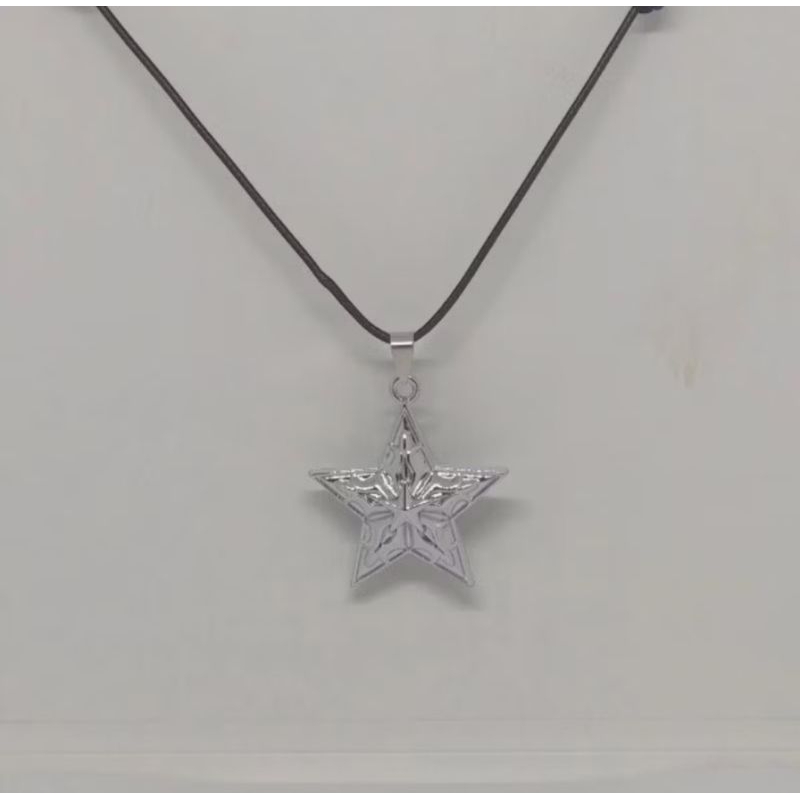 Jual kalung tali liontin bintang model punk pria dan wanita | Shopee ...