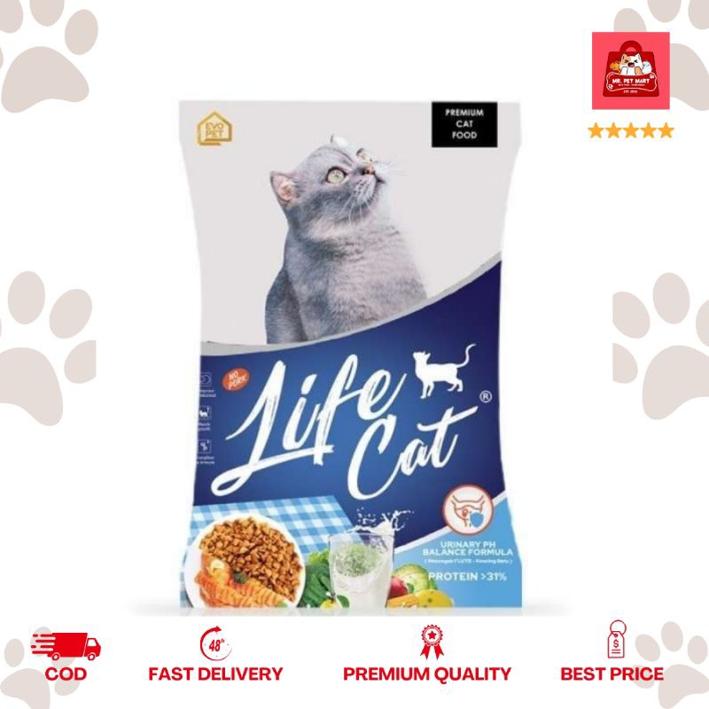 Jual LIFE CAT DRY FOOD 1KG | MAKANAN KUCING | Shopee Indonesia