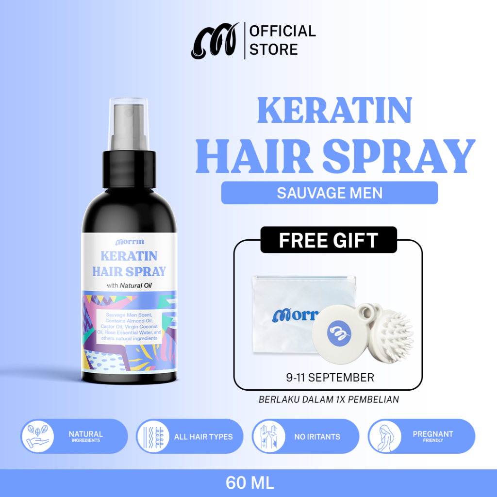 Jual Morrin Sauvage Men Keratin Hair Mist - Spray Vitamin Dan Parfum ...