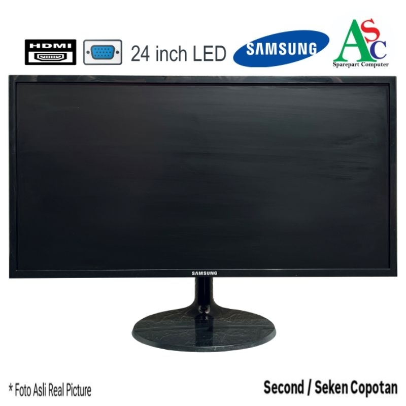 Jual monitor samsung LED 24 inch LED wide HDMI | Shopee Indonesia