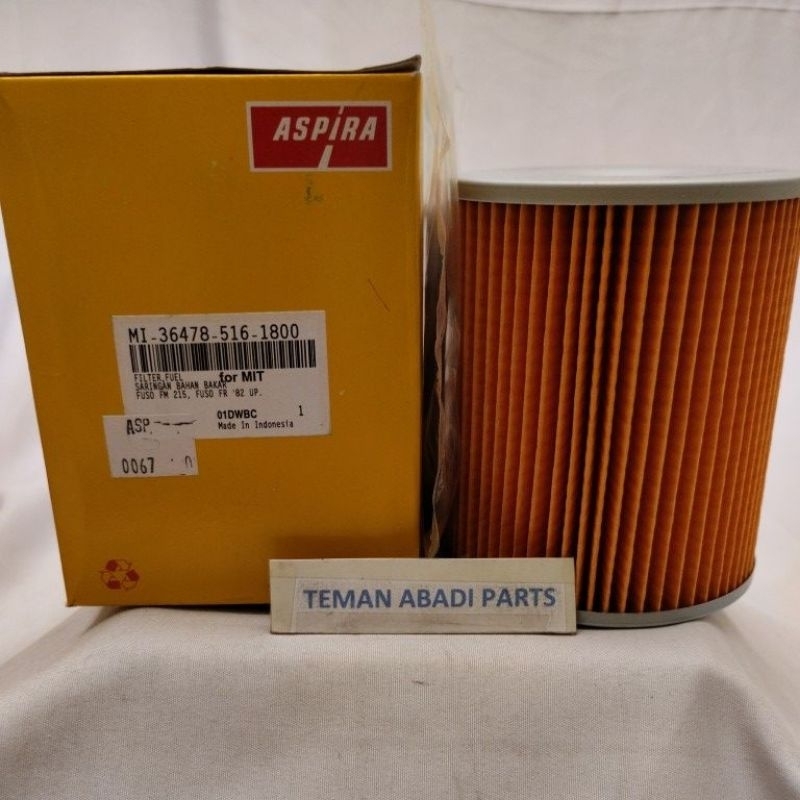 Jual FILTER SOLAR ATAS MITSUBISHI FUSO FM-215 ASPIRA MI-36478-516-1800 ...