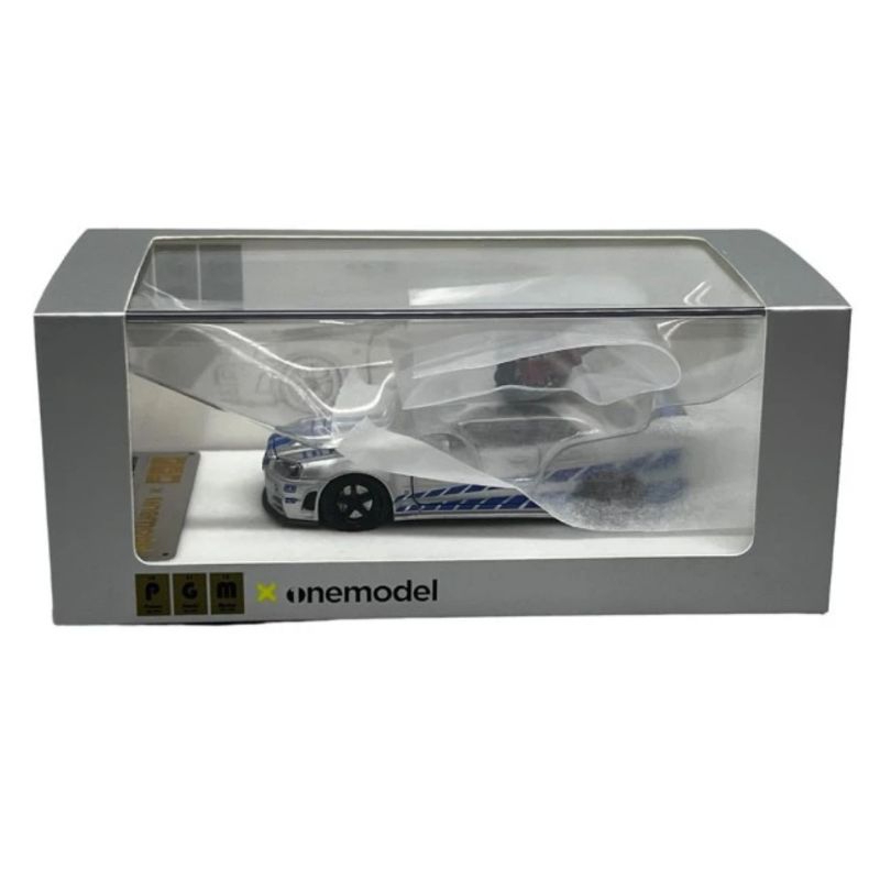 Jual Pgm X One Model 164 Gtr R34 Z-tune Silver Blue Limited edition ...