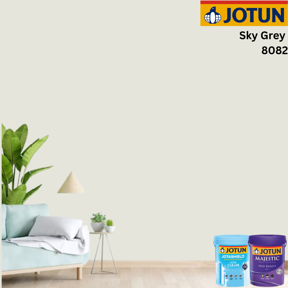 Jual CAT TEMBOK INTERIOR JOTUN SERIES - SKY GREY 8082(GALON) | Shopee ...