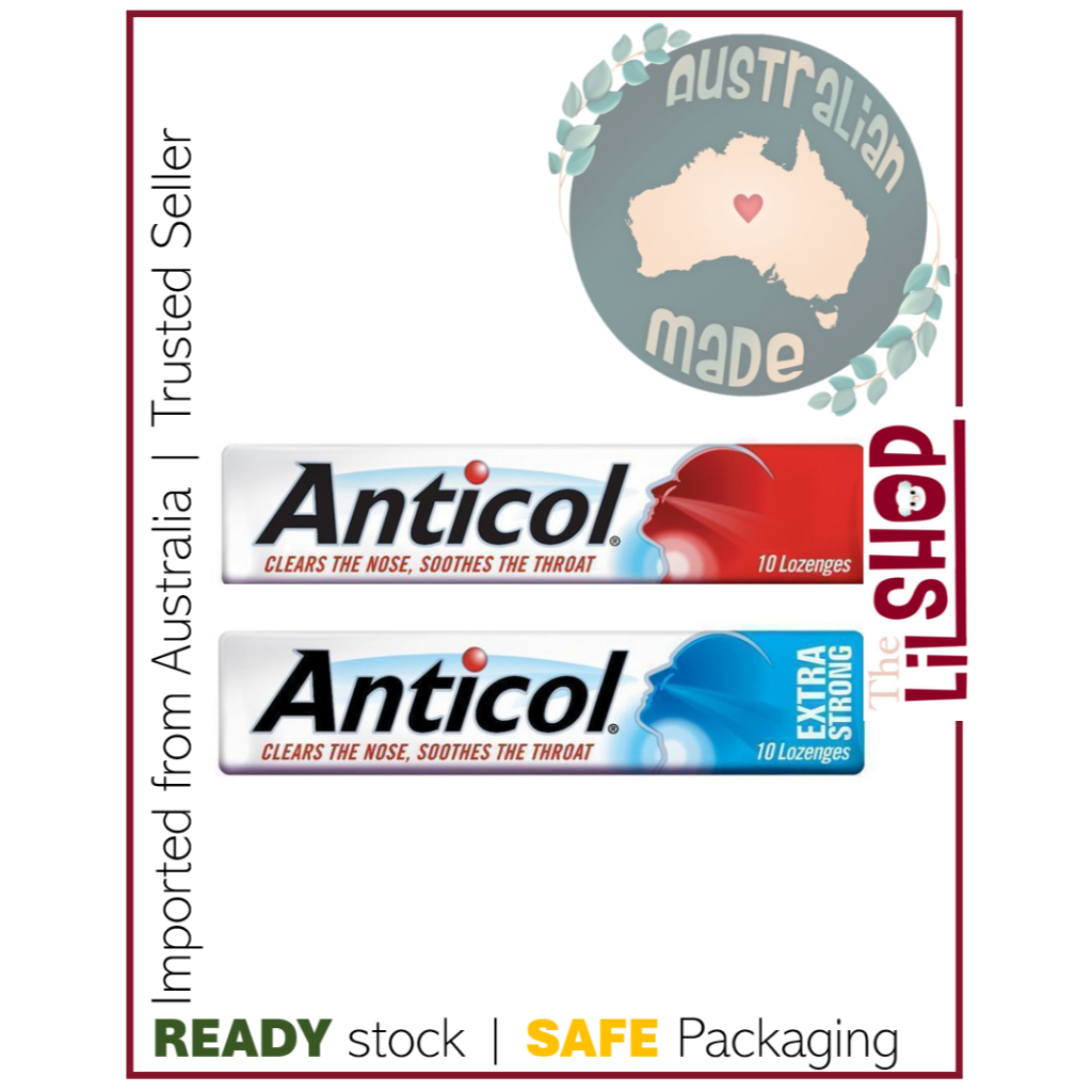 Jual Anticol Throat Lozenges Pack of 10 : Original atau Extra Strong ...