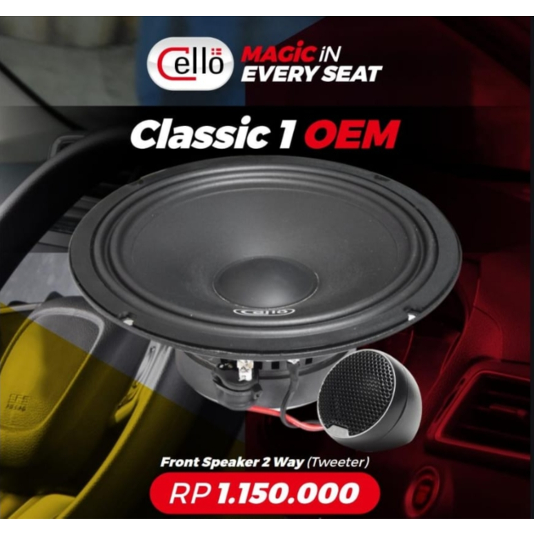 Jual SPEAKER MOBIL SPLIT OEM CELLO CLASSIC 1 | Shopee Indonesia