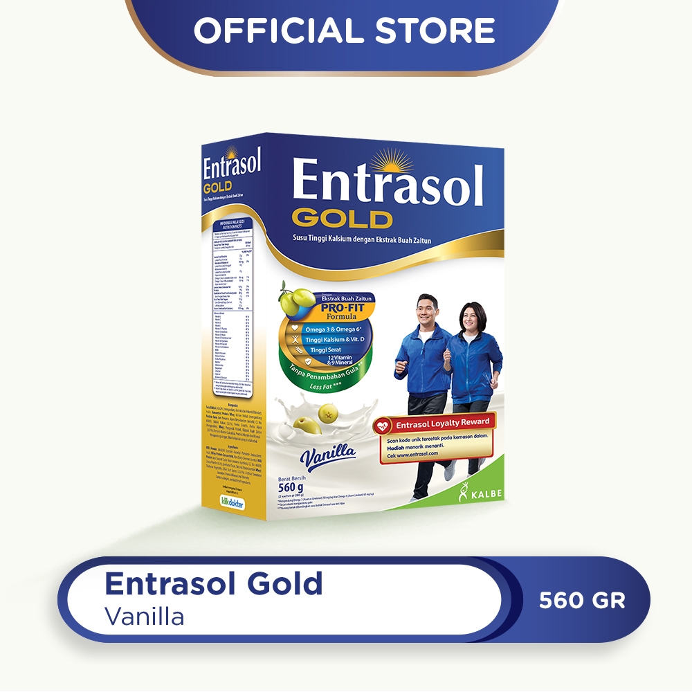 Jual ENTRASOL GOLD VANILLA 560 G | Shopee Indonesia