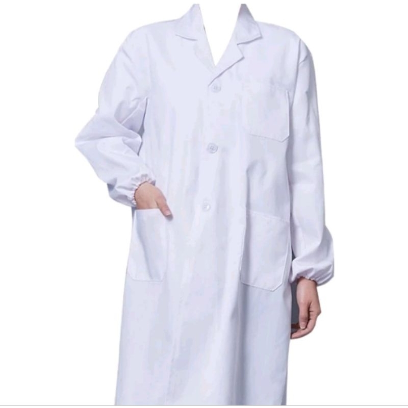 Jual Jas Lab Lengan Panjang Karet - Jas Laboratorium - Jas Prakter ...