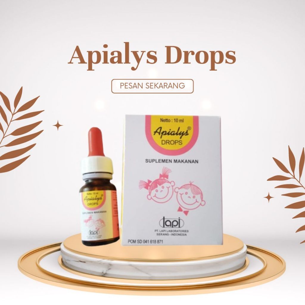 Jual APIALYS DROPS 10ml Vitamin Anak 1-3 Tahun | Shopee Indonesia
