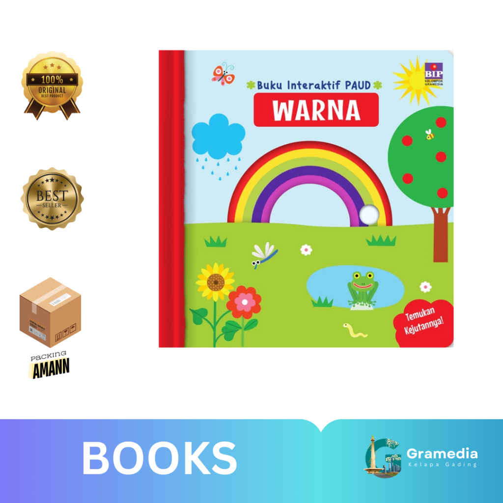 Jual Gramedia MKG - Buku Anak Buku Interaktif Paud : Warna (Buku ...