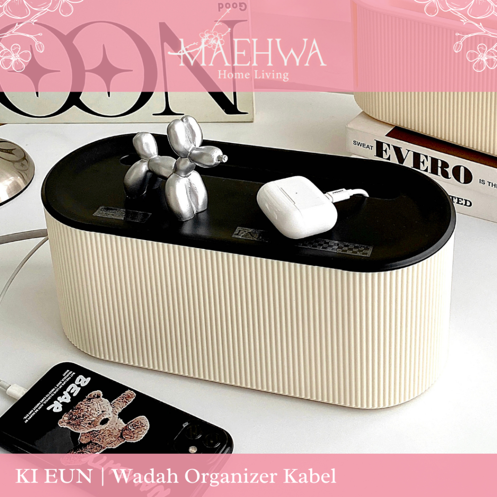 Jual MAEHWA - KI EUN Wadah Organizer Kabel Charger Plastik Organiser ...