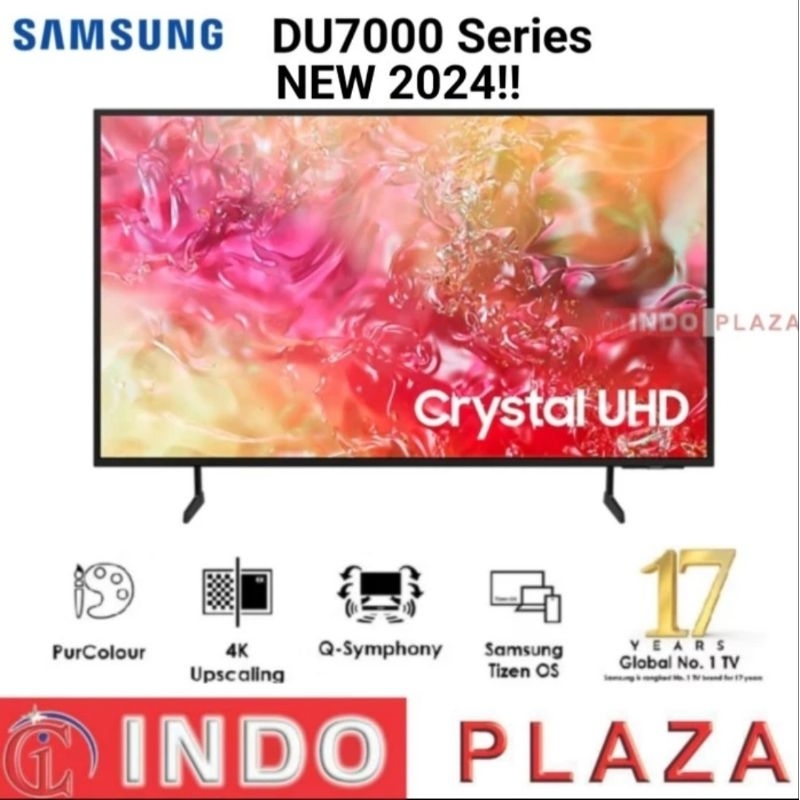 Jual TV SAMSUNG 43 SMART CRYSTAL 4K UHD UA43DU7000 NEW 2024 (KHUSUS ...