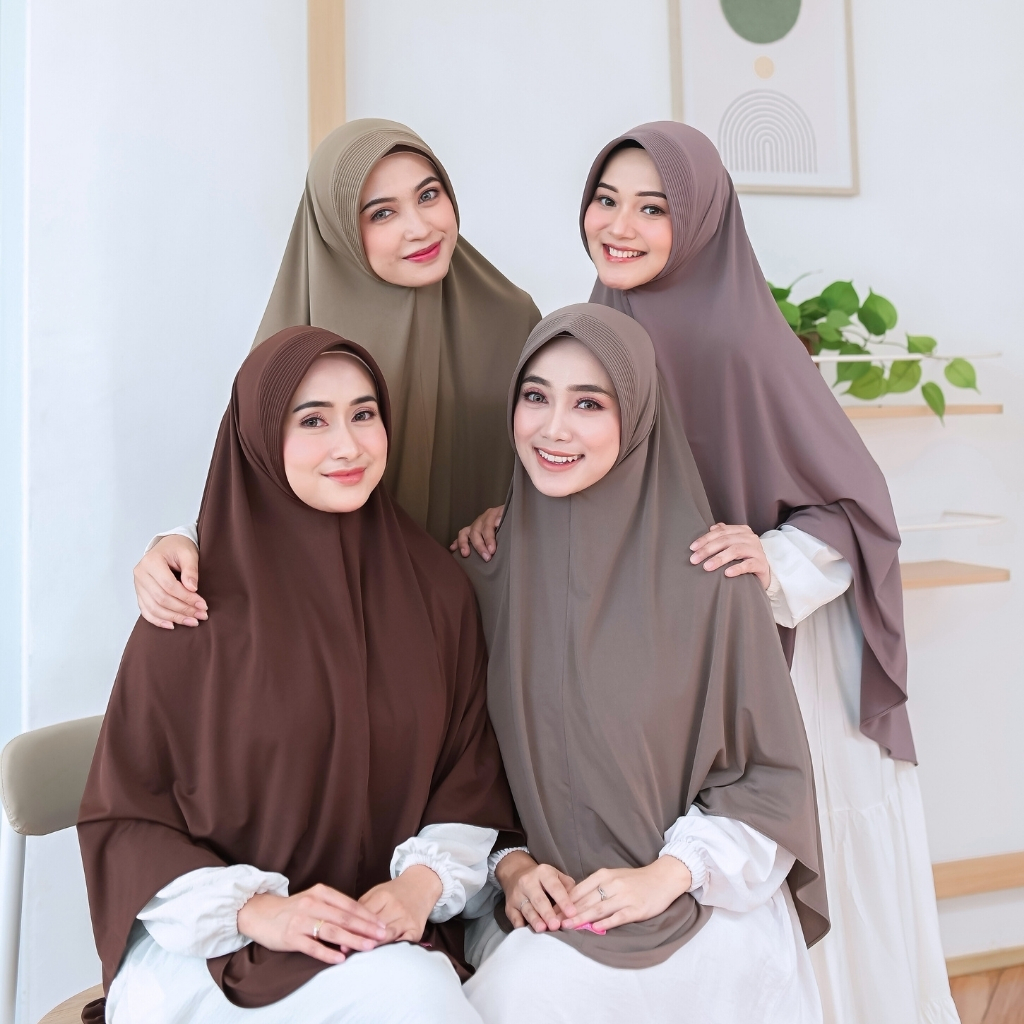 Jual Bella Hijab - Emma Instan XL Hijab Bergo Syar’i Spandek Jersey ...