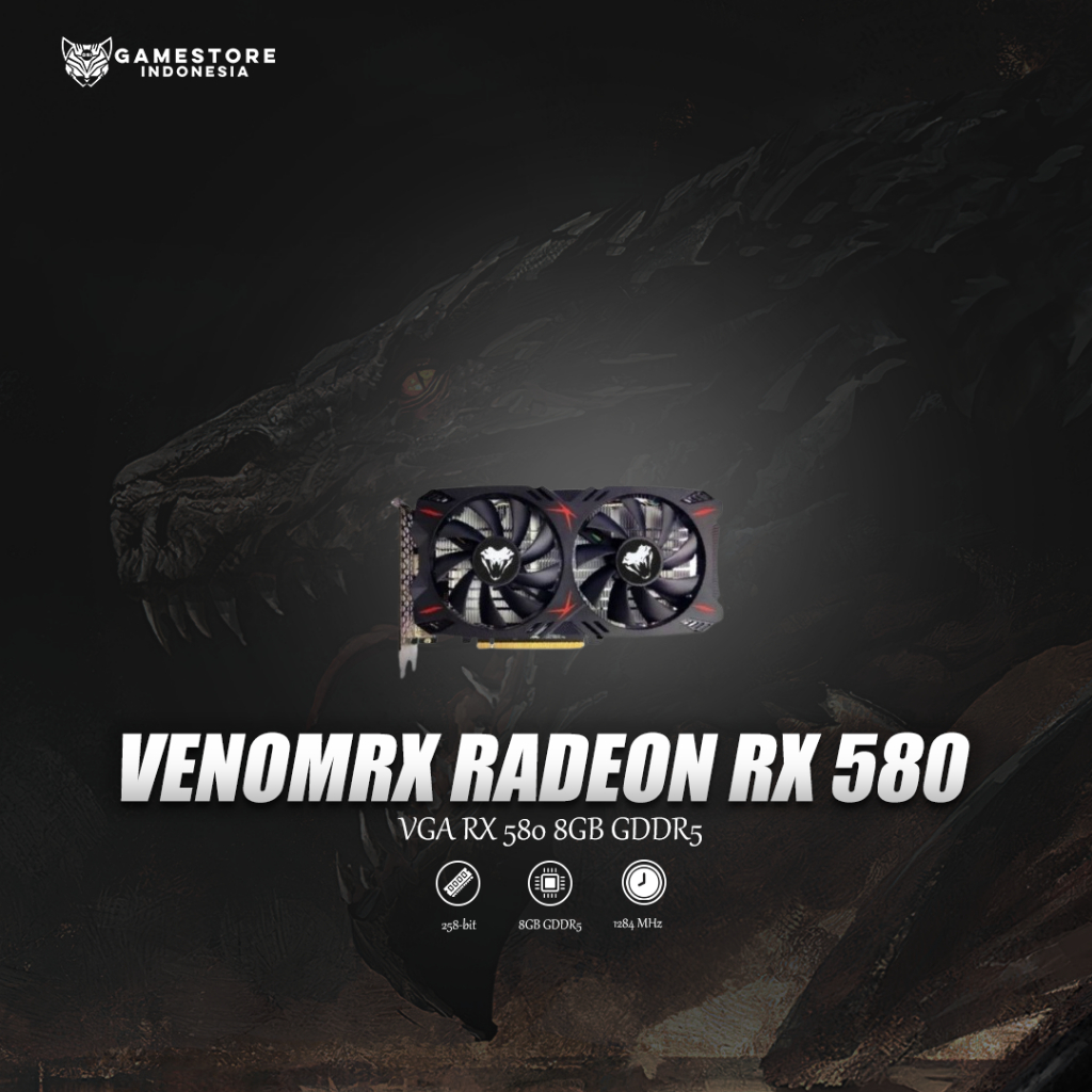 Jual VGA VenomRX Radeon RX 580 8GB GDDR5 256Bit VGA RX580 | Shopee ...
