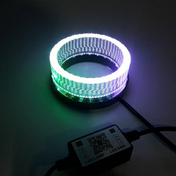 Jual Shroud biled ring acrylic 5d glory crystal rgb pnp 2.5 inch app ...
